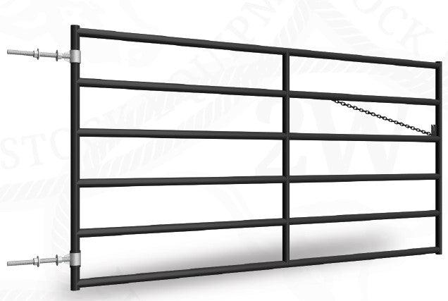 2W Heavy Duty Corral Gates 500 Series 6 Rail – Purity Feed