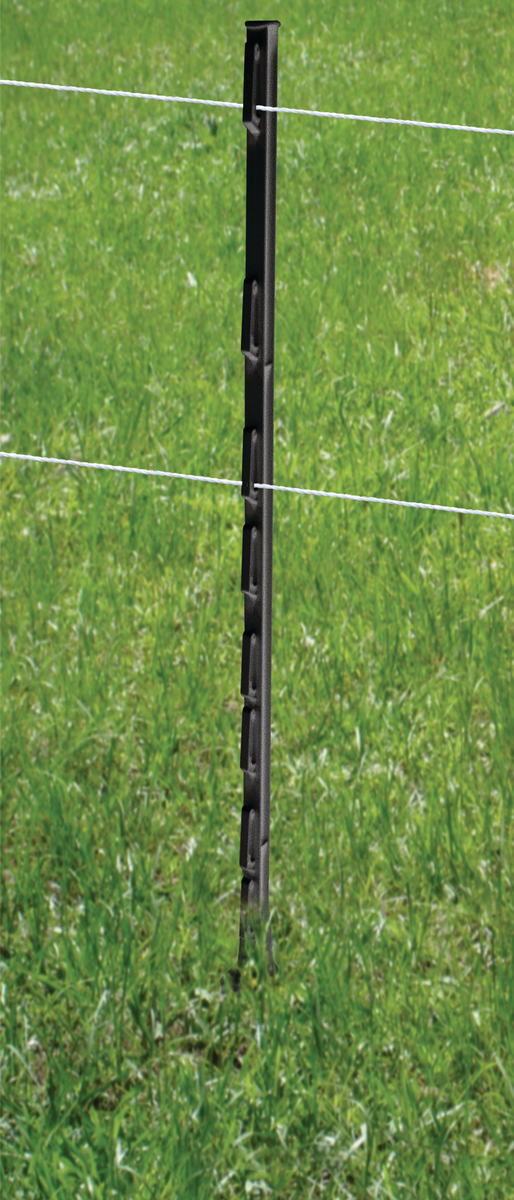 Patriot | Plastic Tread Post | Black | 49" | Electric Fence Post ...