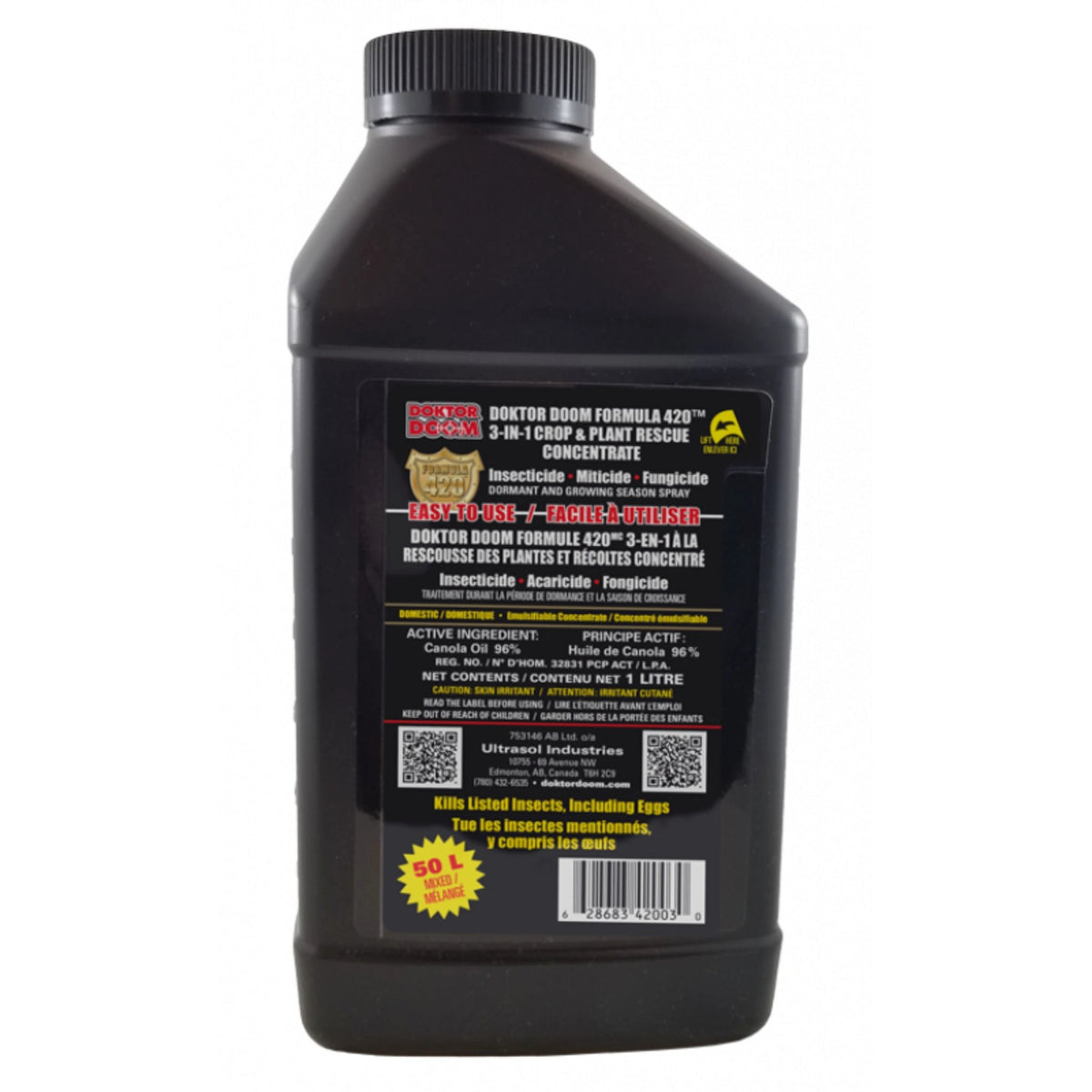 Doktor Doom | Formula 420 | 3-in-1 Crop and Plant Rescue | Concentrate ...