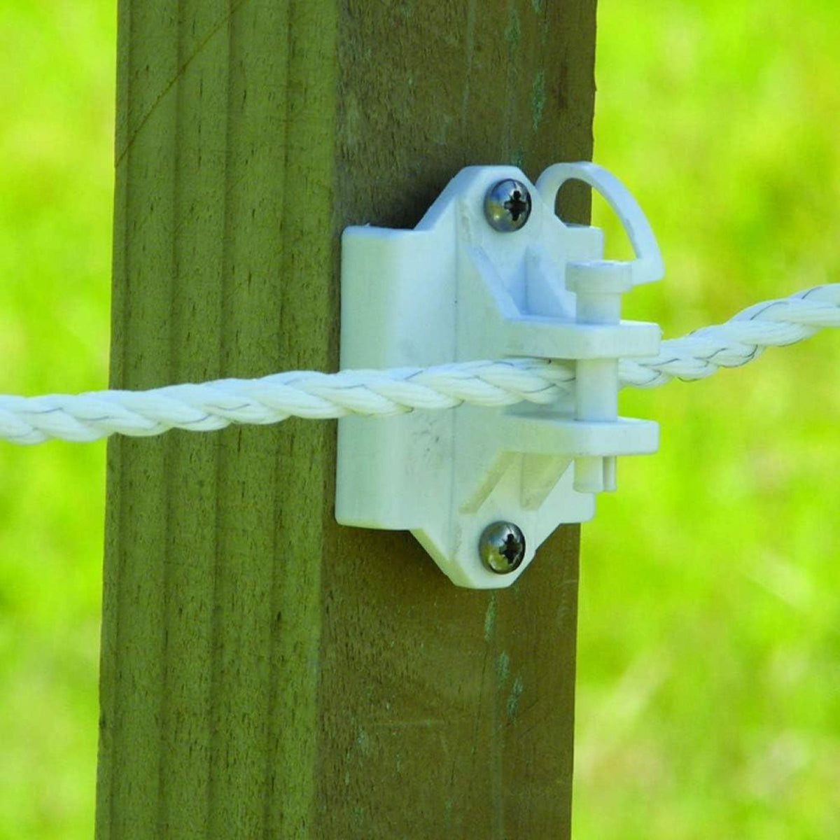 Electric Fence Insulators | Jumbo | Dual Purpose | Pinlock | White | P ...