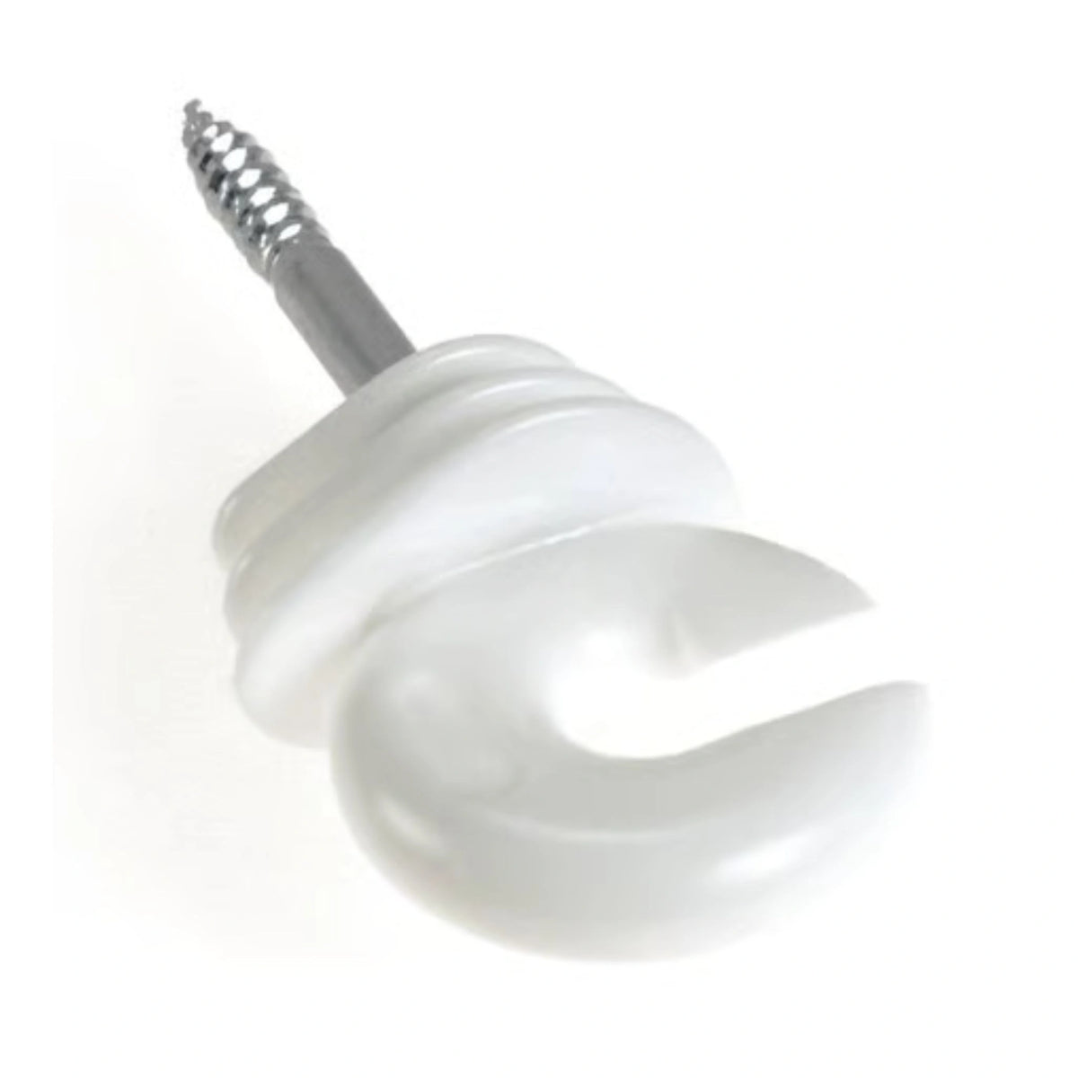 Electric Fence Insulators | Jumbo | White | Screw-In Ring | Pack of 25 ...