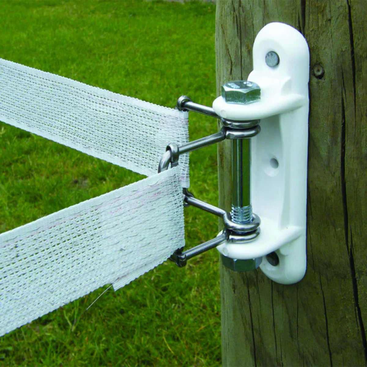 Electric Fence Insulators | Wide Tape Corner | End Strainer | Pack of ...