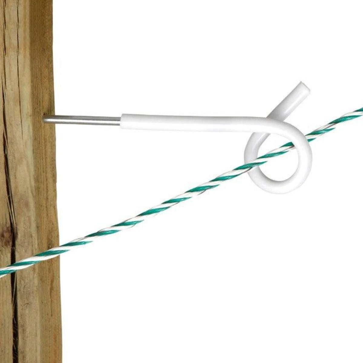 Electric Fence Insulators | Wood Post | Offset Pigtail 25cm | Pack of ...