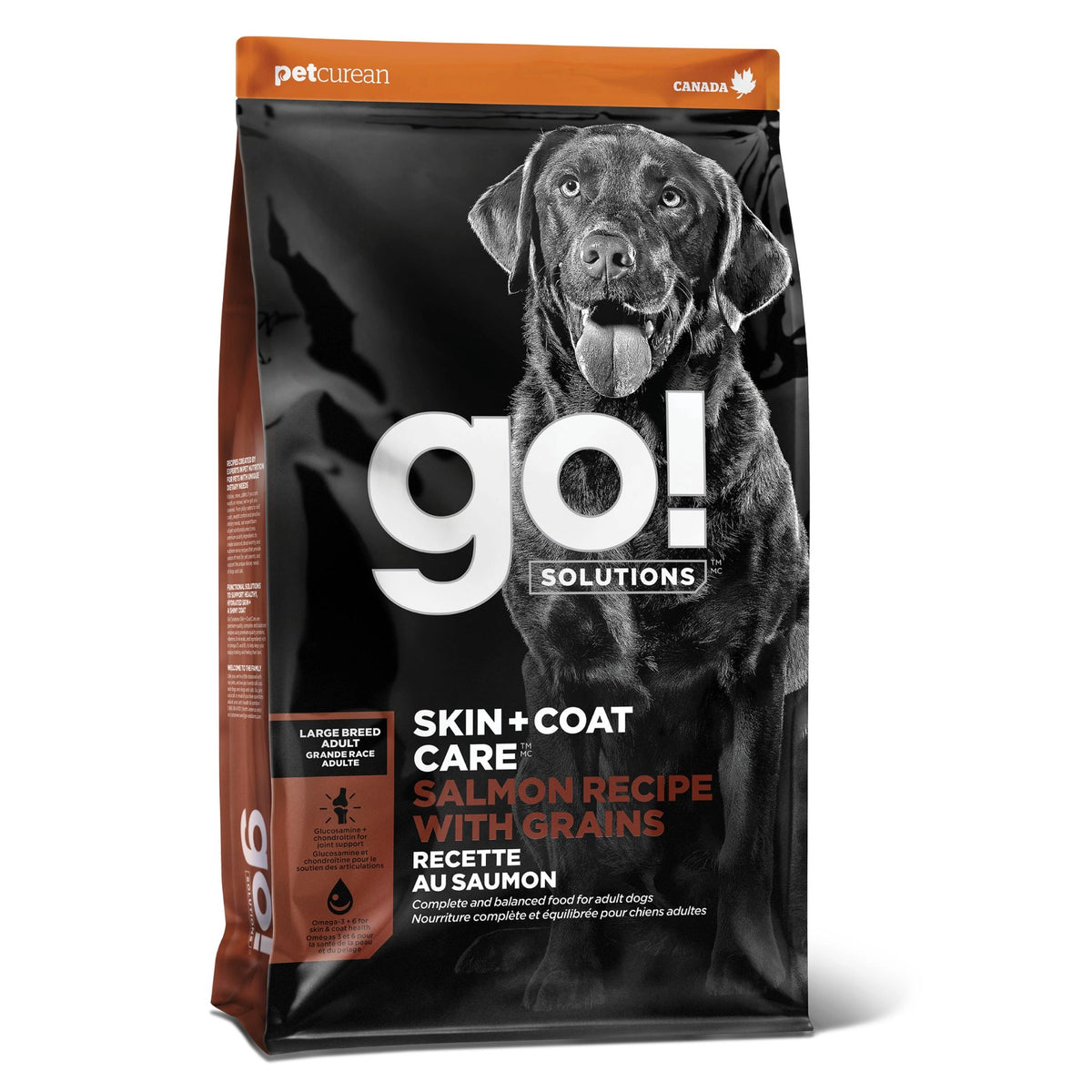 Go! Solutions | Skin and Coat Care Large Breed Adult | Salmon Recipe w ...