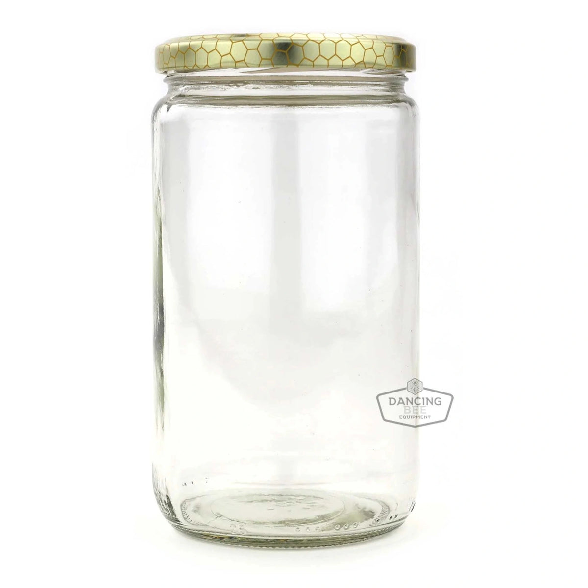Honey Jar | Glass Cylinder Jar with Lid | 1kg | Case of 12 | Dancing B ...