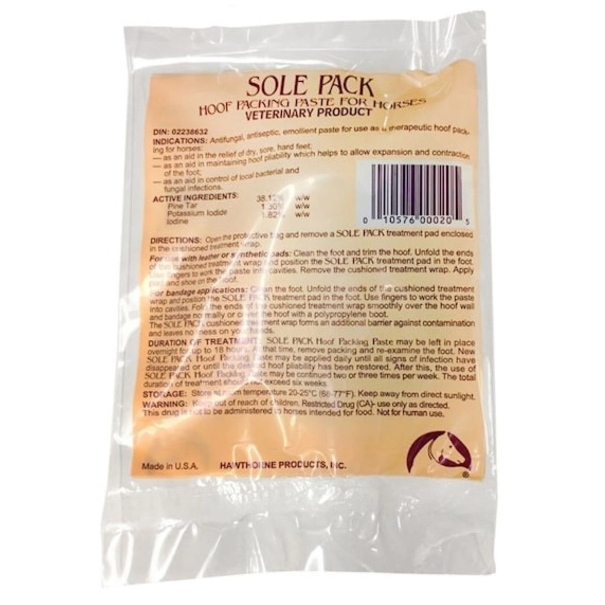 Hoof Care | Sole Pack | Hoof Packing Paste | Hawthorne Products ...
