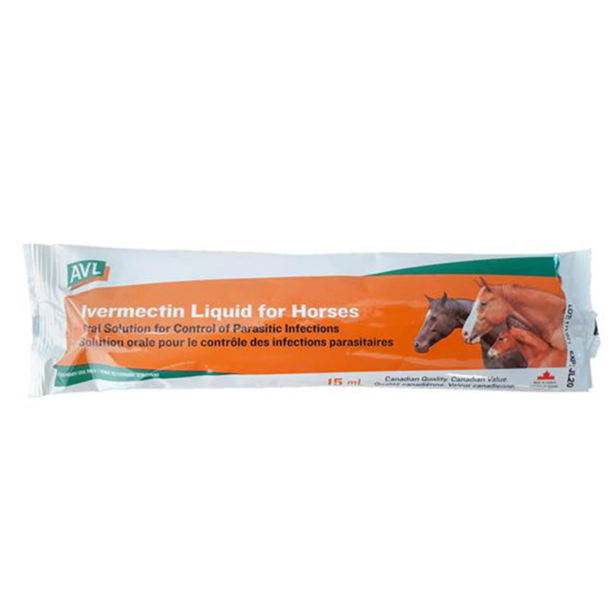 Horse Wormer | Ivermectin Liquid Syringe | 15 ml | AVL Ivermectin ...