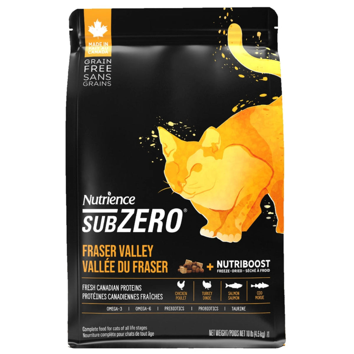 Nutrience | SubZero High Protein | 4.5kg | Fraser Valley Cat Food ...