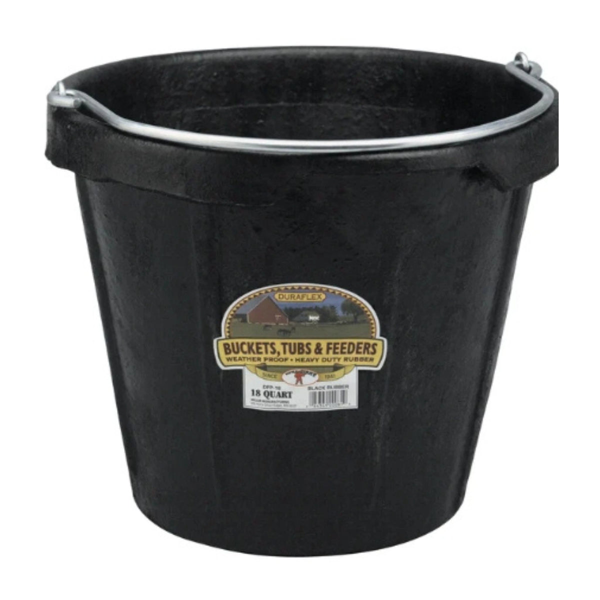 Plastic Buckets | 18 Quart Rubber Pail with Pouring Lip | Little Giant ...