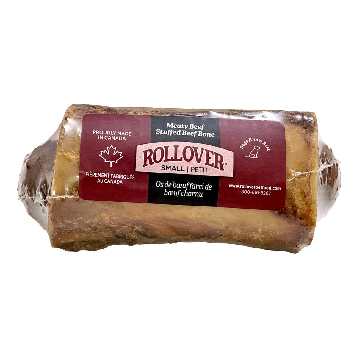Rollover | Meaty Stuffed Bones | Beef Dog Food – Purity Feed