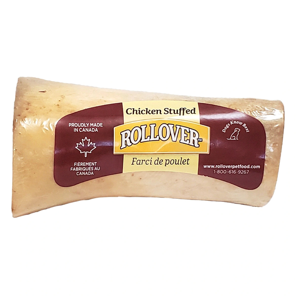Rollover | Stuffed Beef Bones Small | Chicken and Lamb Dog Food ...