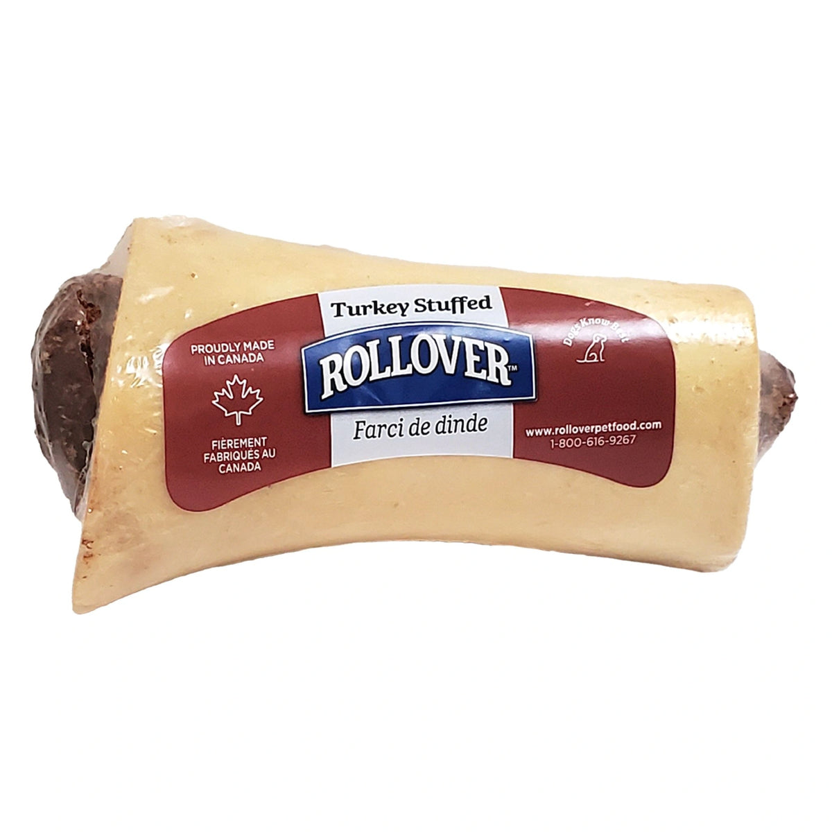 Rollover | Stuffed Beef Bones Small | Turkey Dog Food – Purity Feed