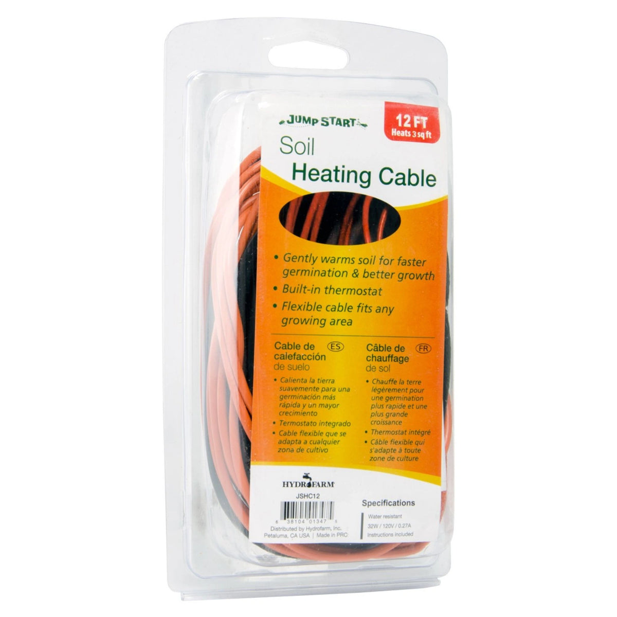 Seed Starting | Jump Start | Soil Heating Cable | 12 inch | Hydrofarm ...