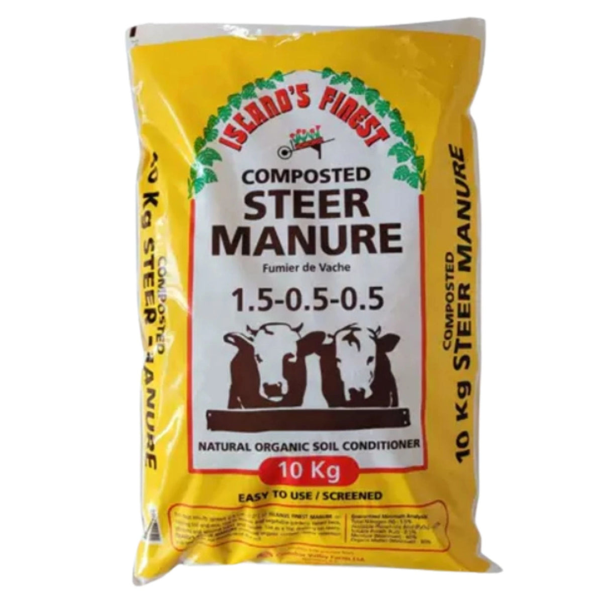 Steer Manure | 10kg Organic Soil Conditioner | Island's Finest – Purity ...